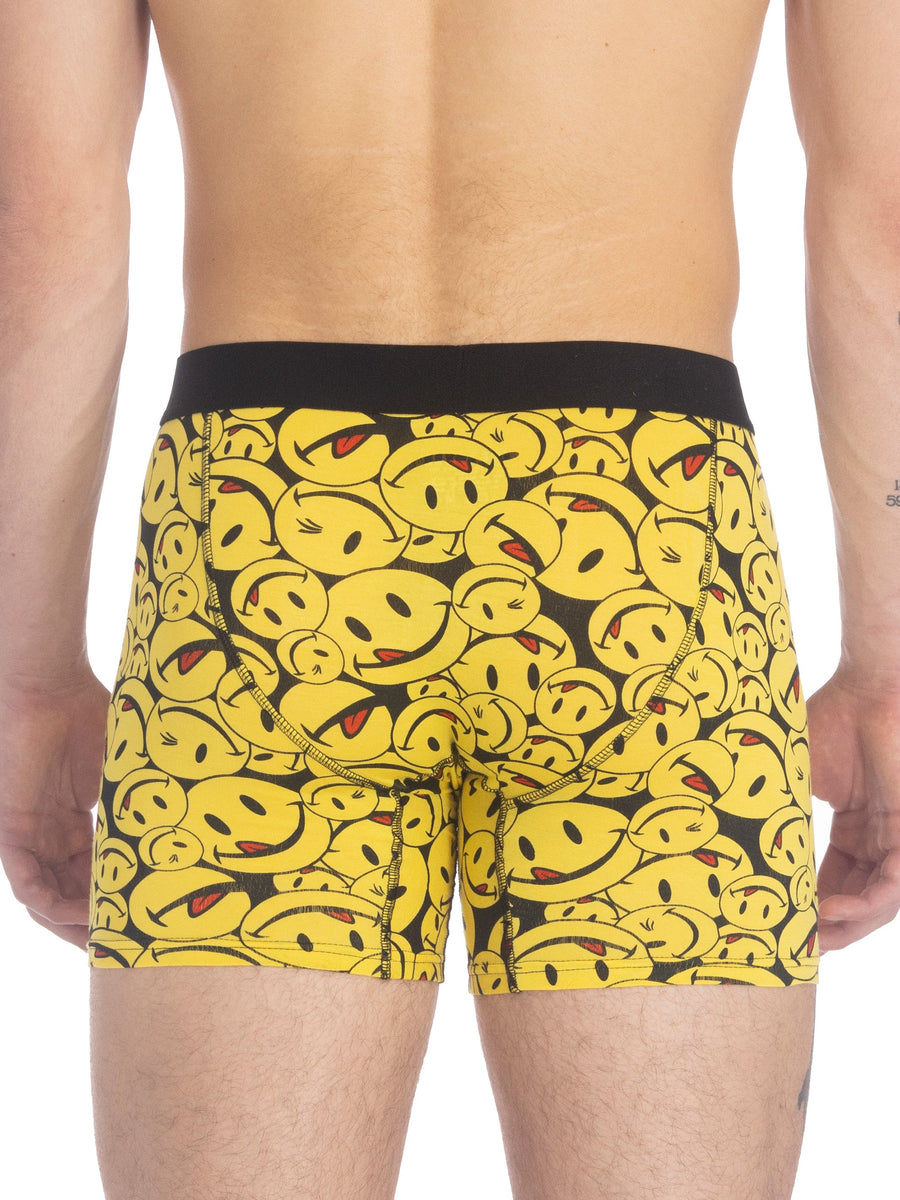 BOXER BRIEF | YELLOW CROWDED LICKY – Joe Boxer Canada